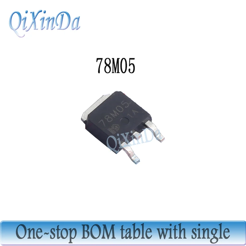 20PCS-100PCS-SMD-78M05-TO-252-7805-500mA-5V-NEW-Three-terminal-voltage ...