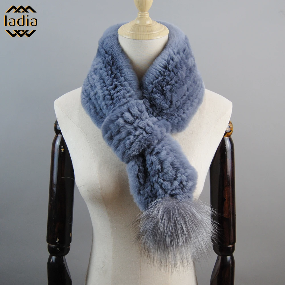 Autumn-Winter-Pashmina-For-Women-Knitted-Natural-Rex-Rabbit-Fox-Fur ...