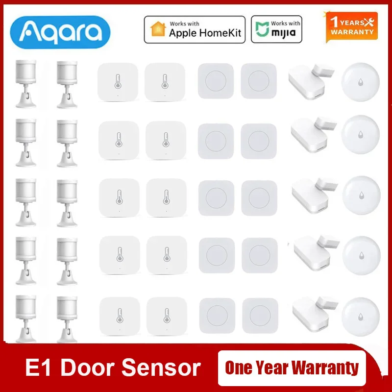 Aqara Hub ZigBee Sensors Human Body Water Sensor Temperature Door ...