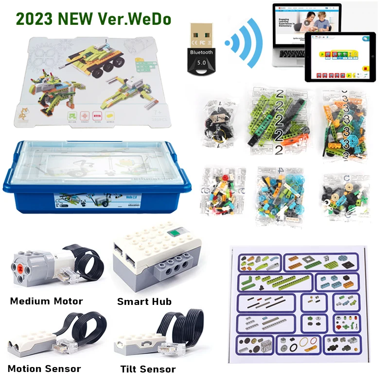 NEW-Techncial-Parts-WeDo-Core-Set-STEAM-Education-Robotics-Construction ...