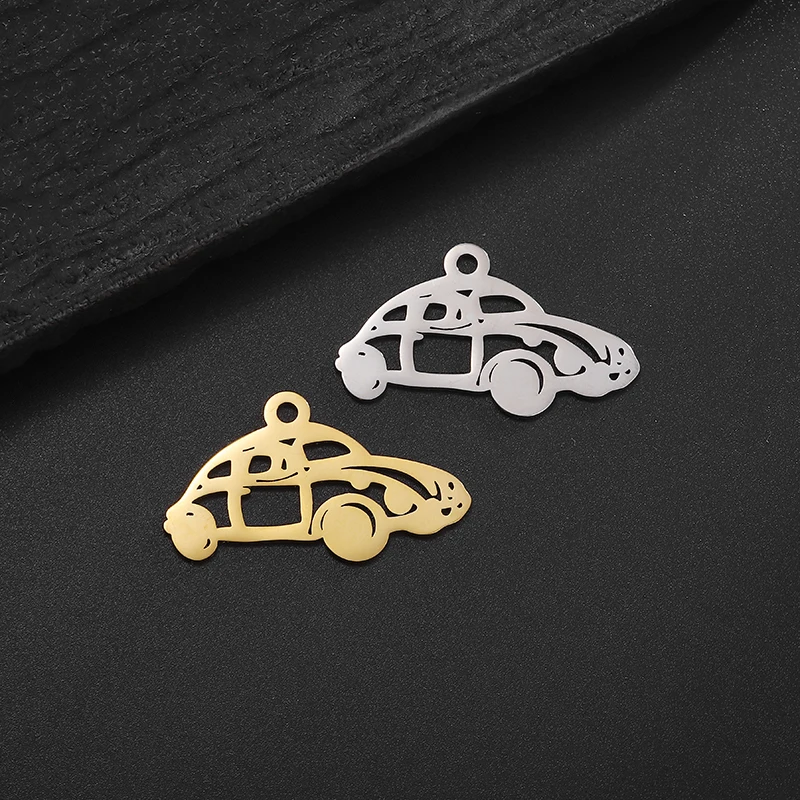 10Pcs/Lot Stainless Steel Charm Car Peandant Chokers Pendant Classic ...