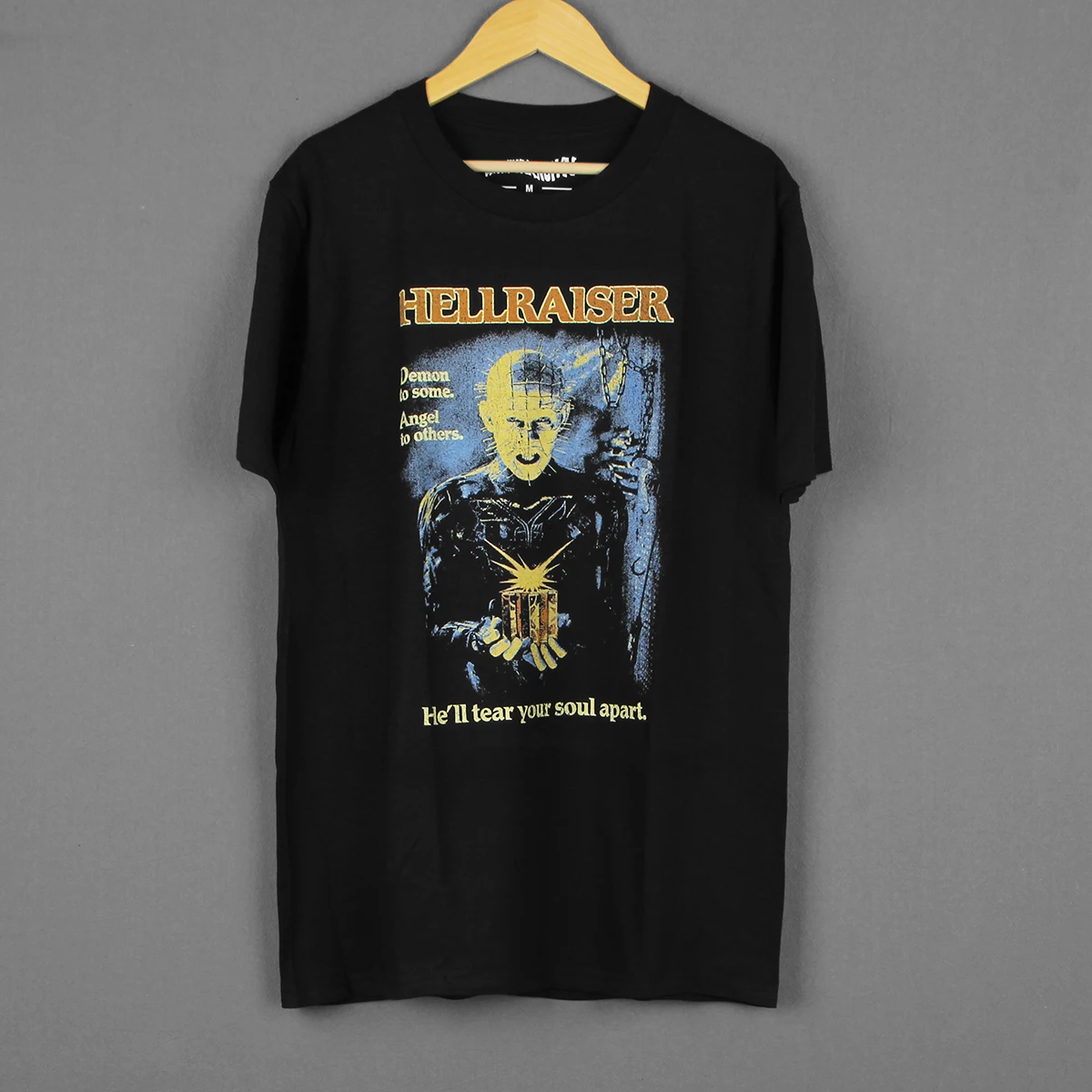 Hellraiser-T-Shirt-Horror-Movie-Pinhead-Freddy-Jason-Michael-Myers-Men ...