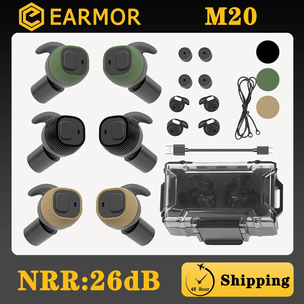 Earmor-M20-MOD3-tactical-headset-electronic-anti-noise-earplugs-noise ...