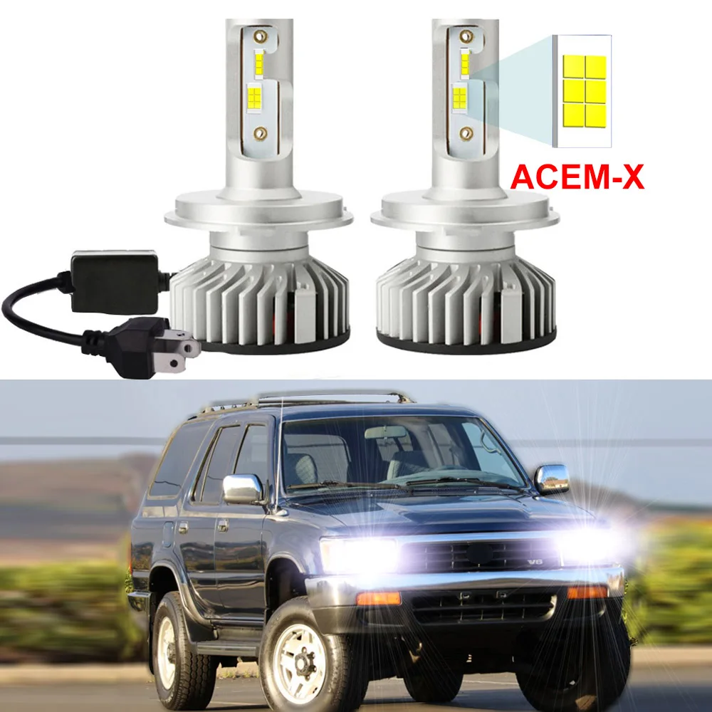 2Pcs For Toyota 4Runner 1999 2000 2001 2002 Led Headlight Bulbs with ...