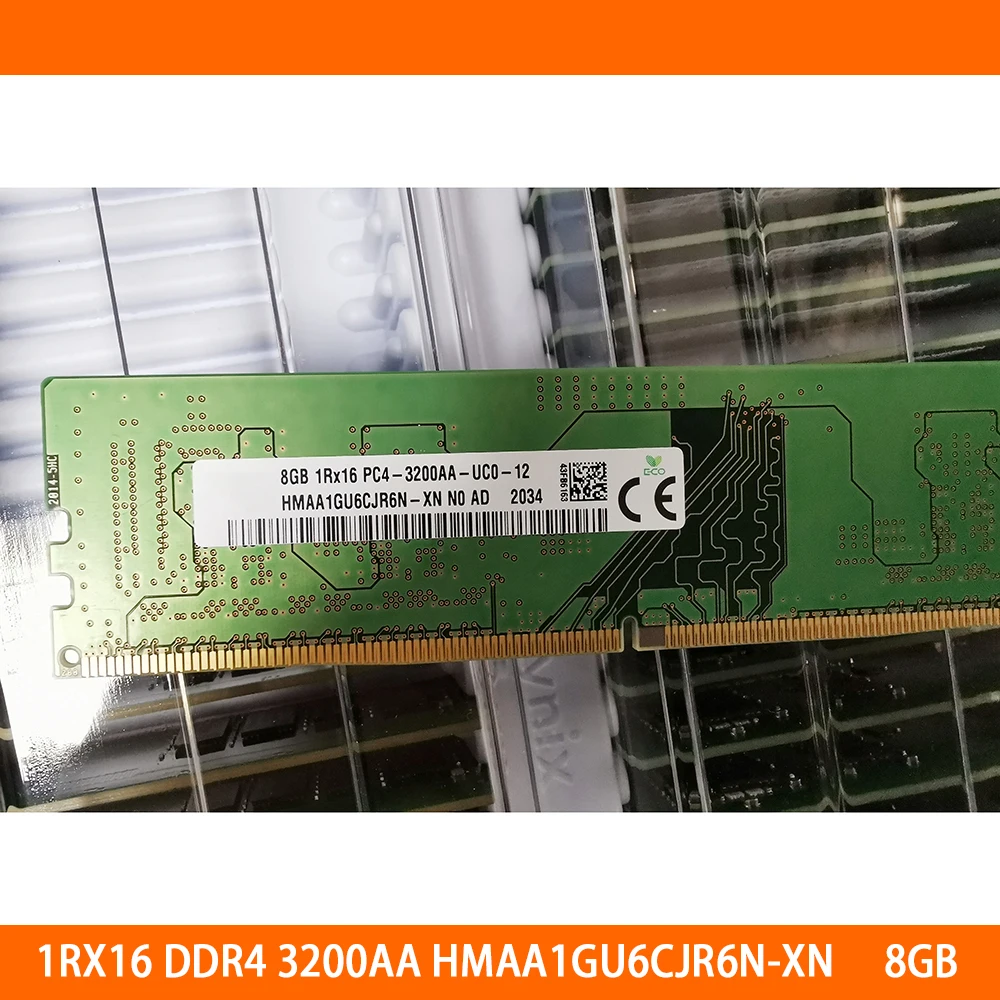 1RX16 DDR4 PC4 3200AA HMAA1GU6CJR6N XN 8G 8GB RAM For SK Hynix Memory ...