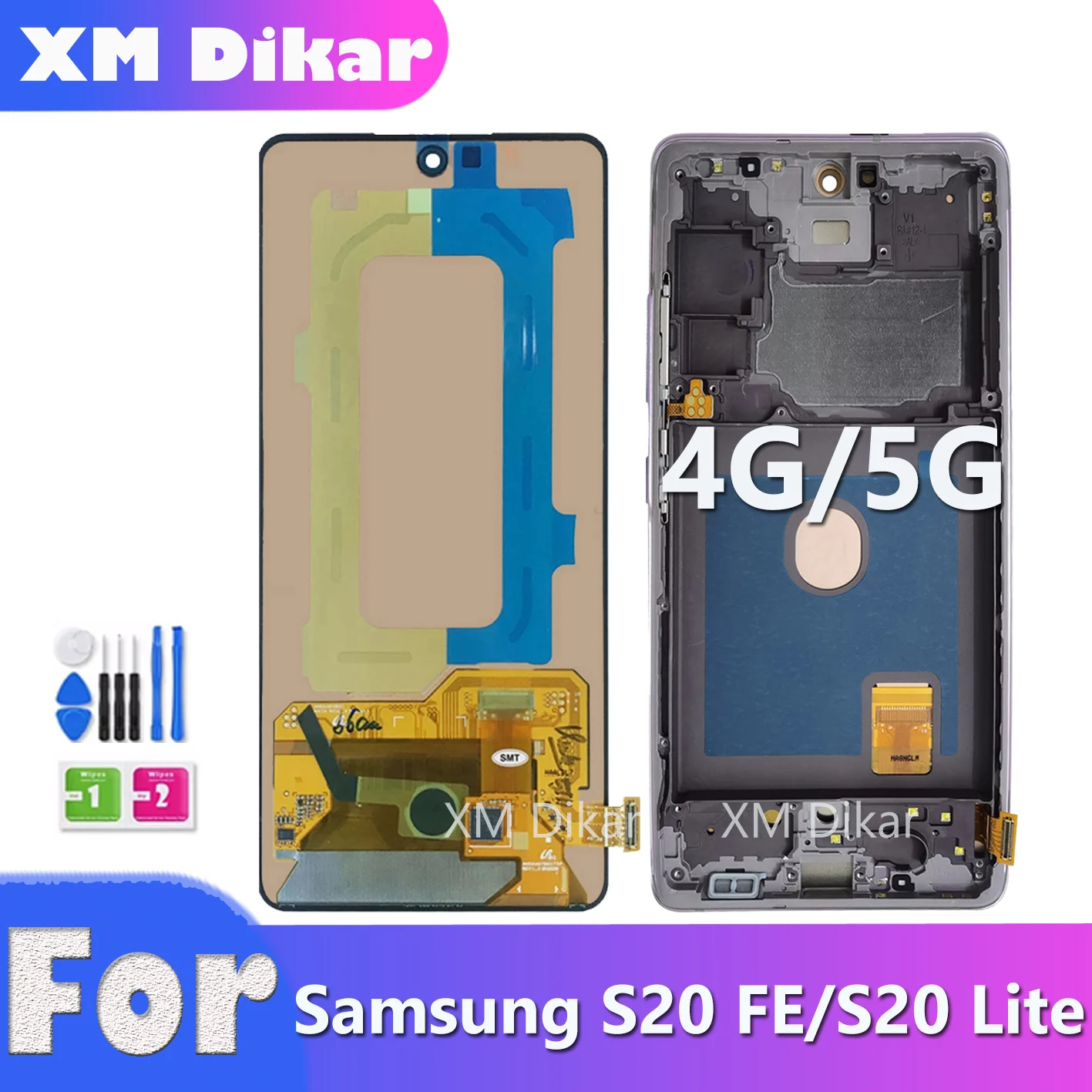 For Samsung Galaxy S20 FE 4G G780 5G SM-G781B SM-G781U LCD S20 Lite ...