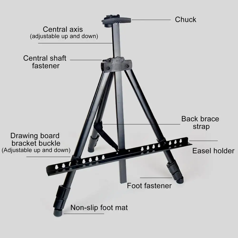 Metalic Tripod Artist Easel Stand - Sokogala E-commerce