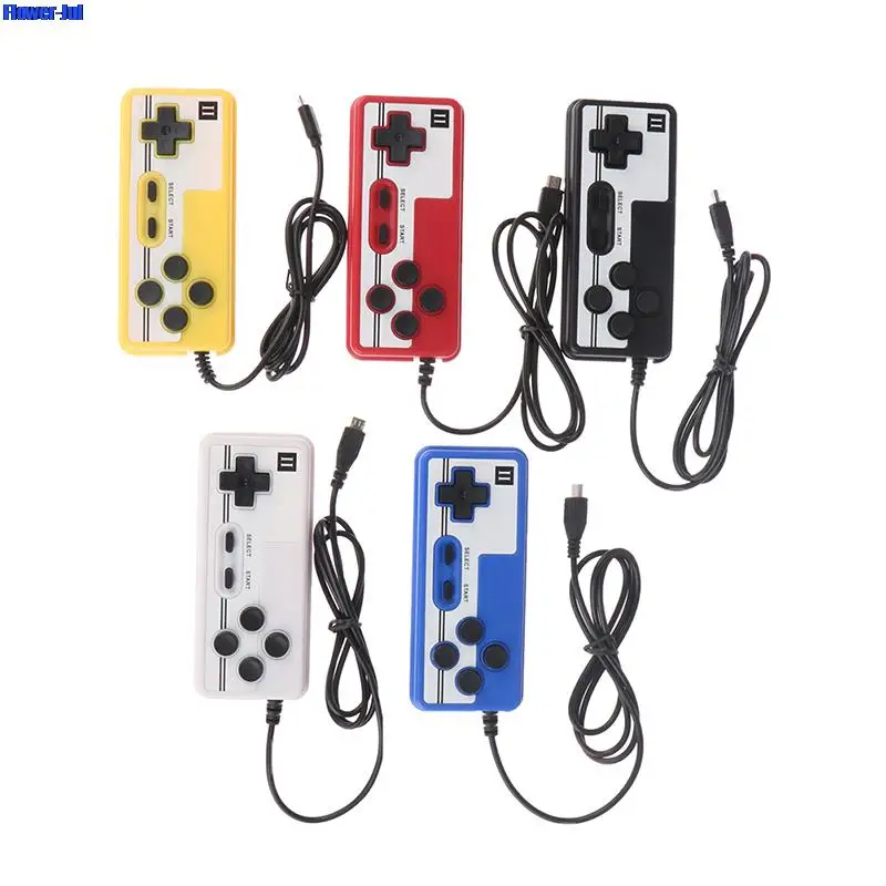 1PC Game Console Handle Classic Retro Version Of Home Fc Plug-in Double ...