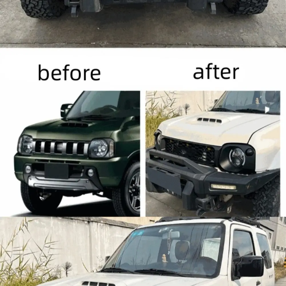 Front-Bumper-Grill-Headlamp-Frame-Headlight-Assembly-for-Suzuki-Jimny ...