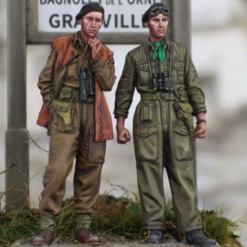 1/35 Scale Resin Figure Model Kit Military Hobby Mini Sculpture British ...