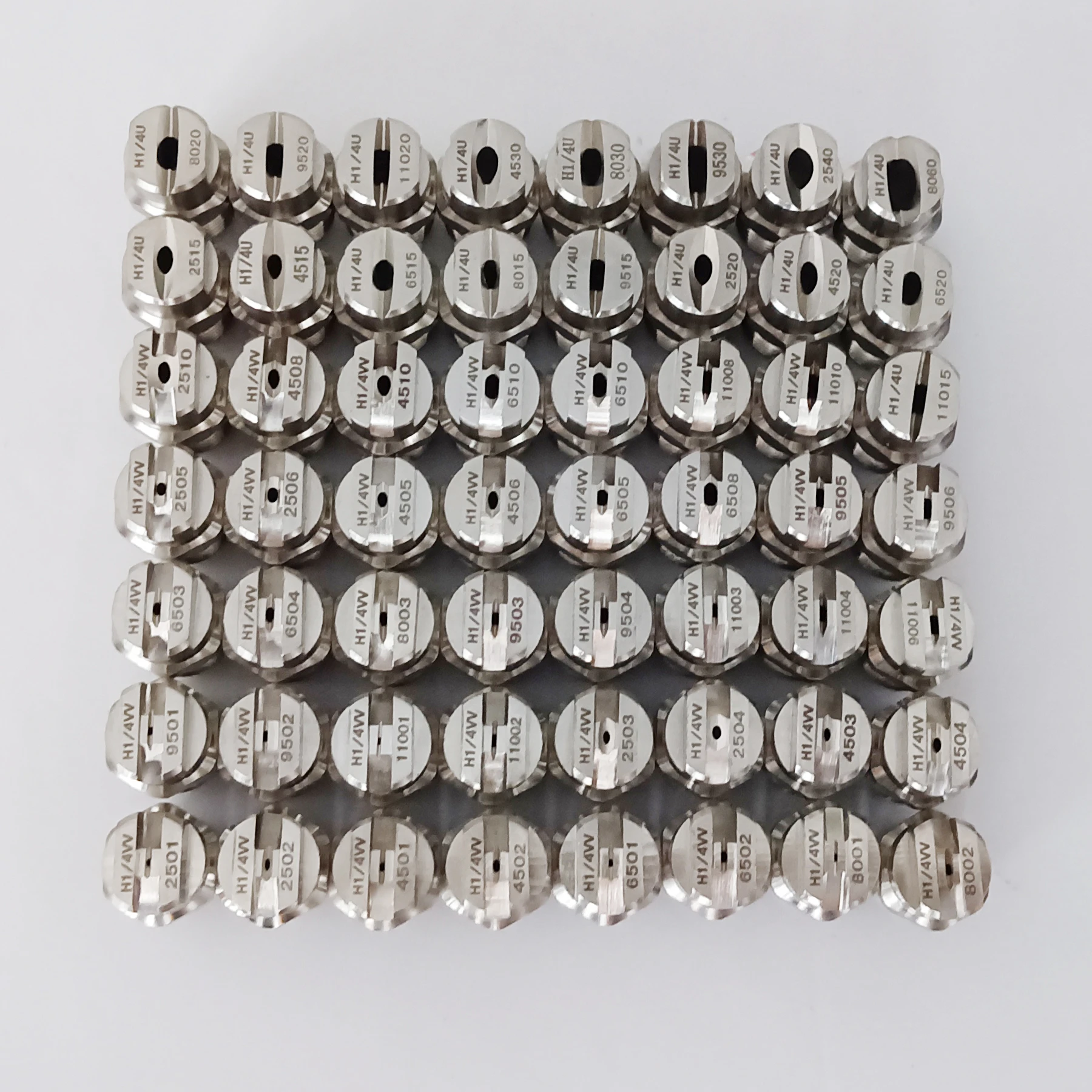 1 Pcs 1/4" Ss304 Vee Jet Flat Fan Spray Nozzle, Industrial / Factory ...