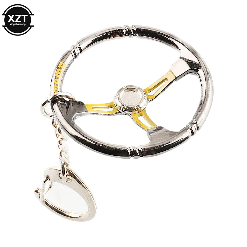 Popular Jewelry Fashion Keychain keyRing Bearing Style Auto Car Wheel ...