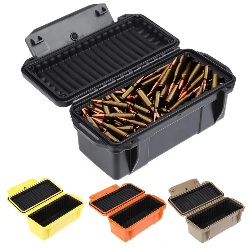 ABS Ammo Box Hunting Safety Bullet Storage Safe Pouch Ammo Can Outdoor ...