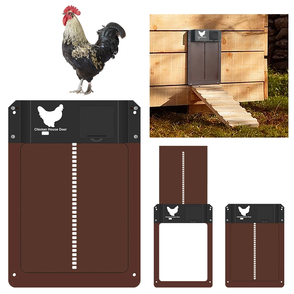 Automatic-Chicken-Coop-Door-Auto-Open-Close-Door-Opener-Night-and ...