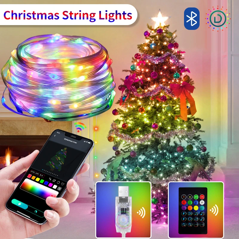 Addressable Rgb Christmas Lights | Addressable Led String Lights ...