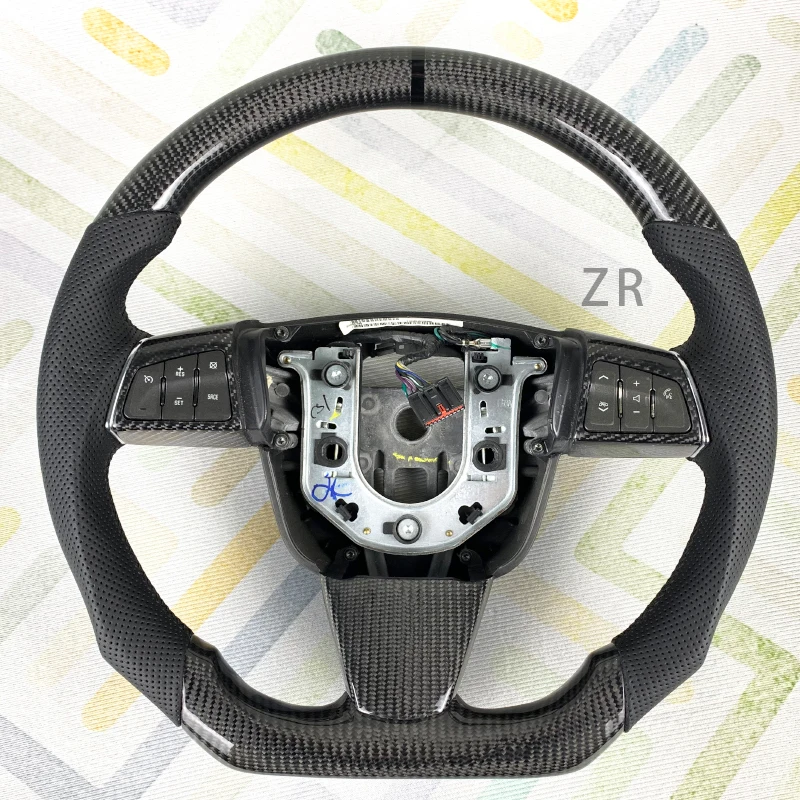 Car-Interior-Accessories-Honeycomb-Carbon-Fiber-Steering-Wheel-for ...