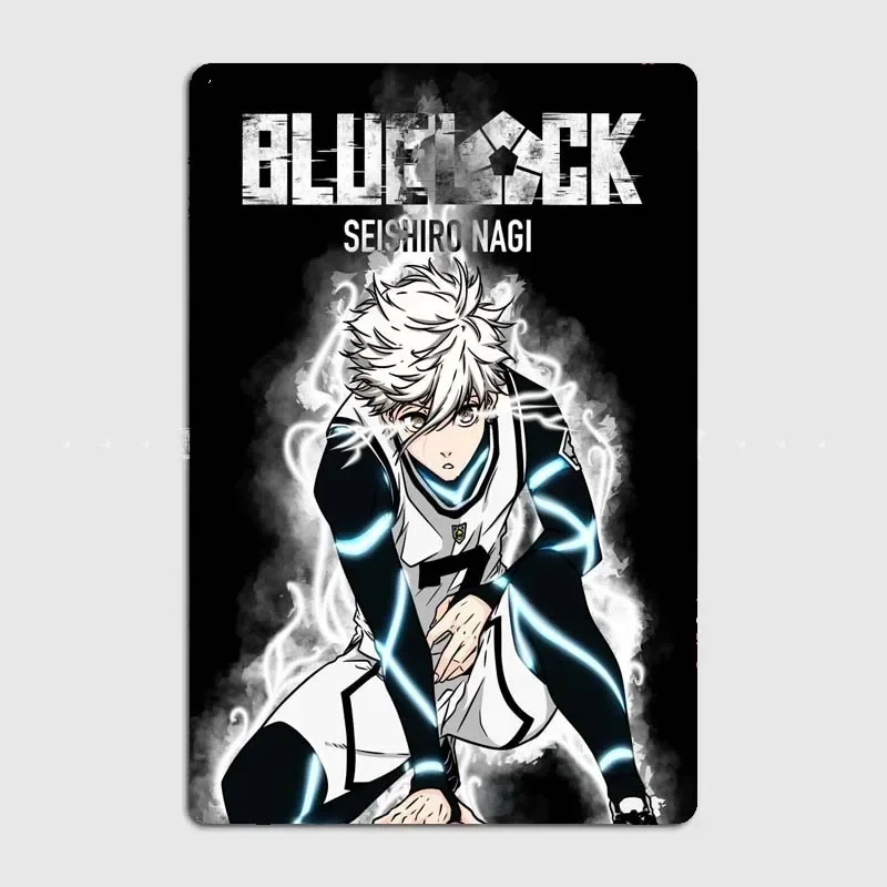 Seishiro-Nagi-Blue-Lock-Classic-Anime-Art-Poster-Metal-Tin-Sign-for ...