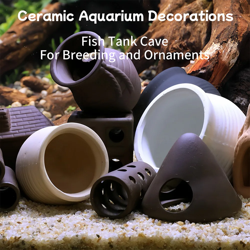 Quality-Ceramic-Fish-Tank-landscaping-Decor-Aquarium-Fish-Shrimps ...