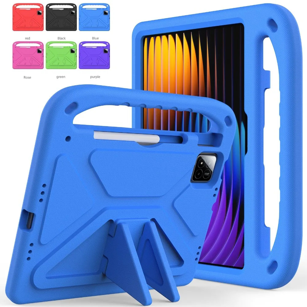 Kids Shockproof EVA Tablet Case with Handle and Stand Feature for Mi ...