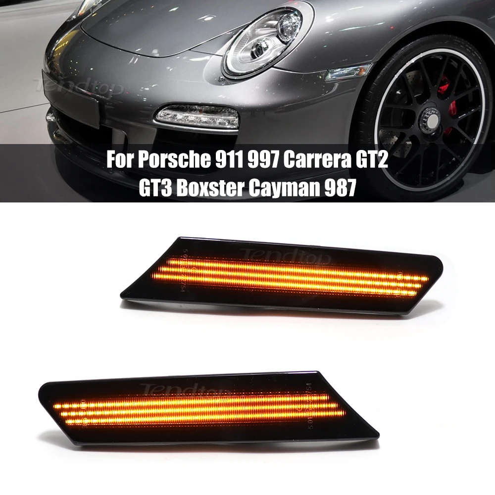 Sequential-Flashing-LED-Turn-Signal-Side-Marker-Light-For-Porsche-987 ...