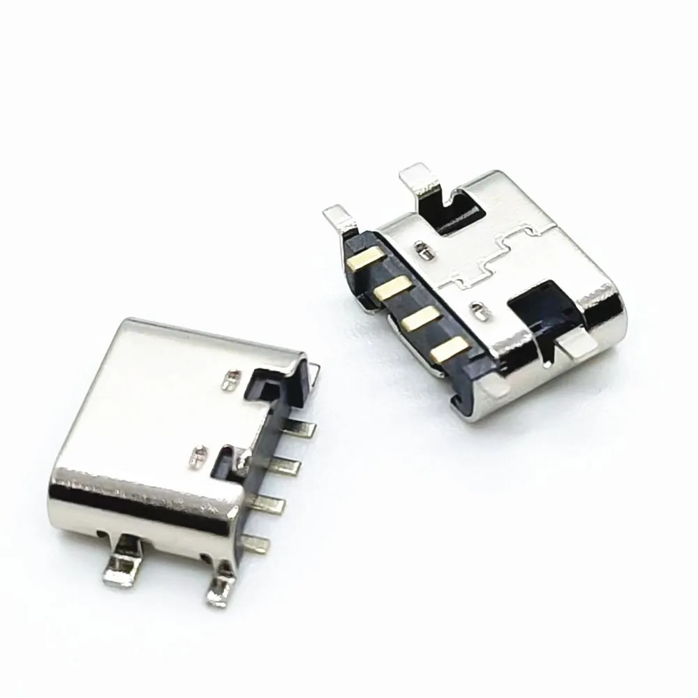 100pcs-4-Pin-Type-C-SMT-Socket-Connector-Micro-USB-Type-C-3-1-Female ...