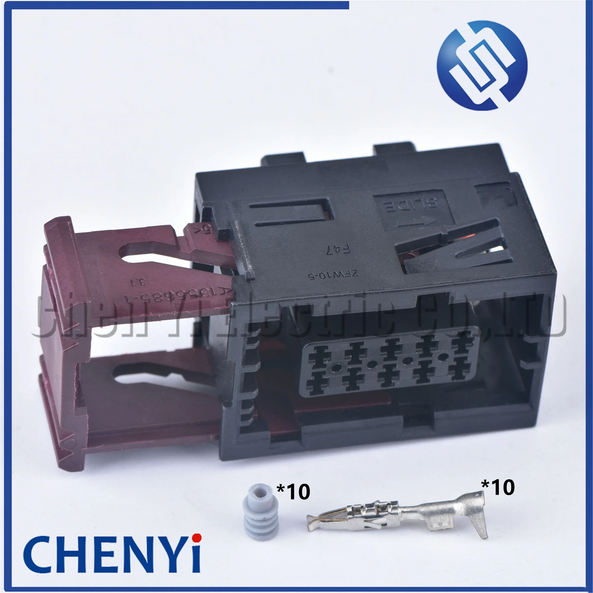 1-set-AMP-10-Pin-1-5mm-Female-Automotive-waterproof-connector-1355685-1 ...