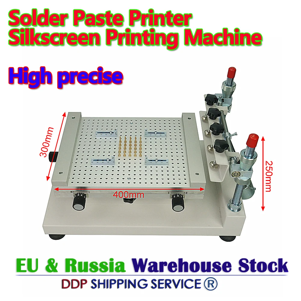 LY Solder Paste Printer Silkscreen Printing Machine High Precision SMT Screen Printer Single ...