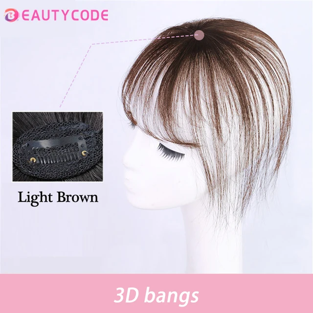 Synthetic clip on hair Bangs (Brand - BeautyE) - Hair.lk