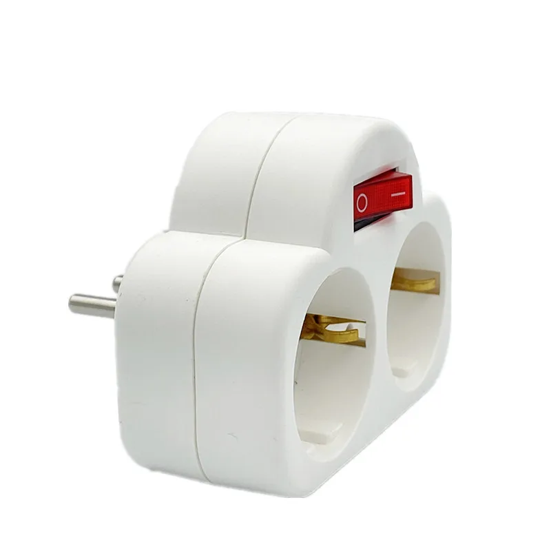 1Pcs-lot-250V-16A-EU-Standard-Socket-Converter-One-Turn-Multiple-Hole ...