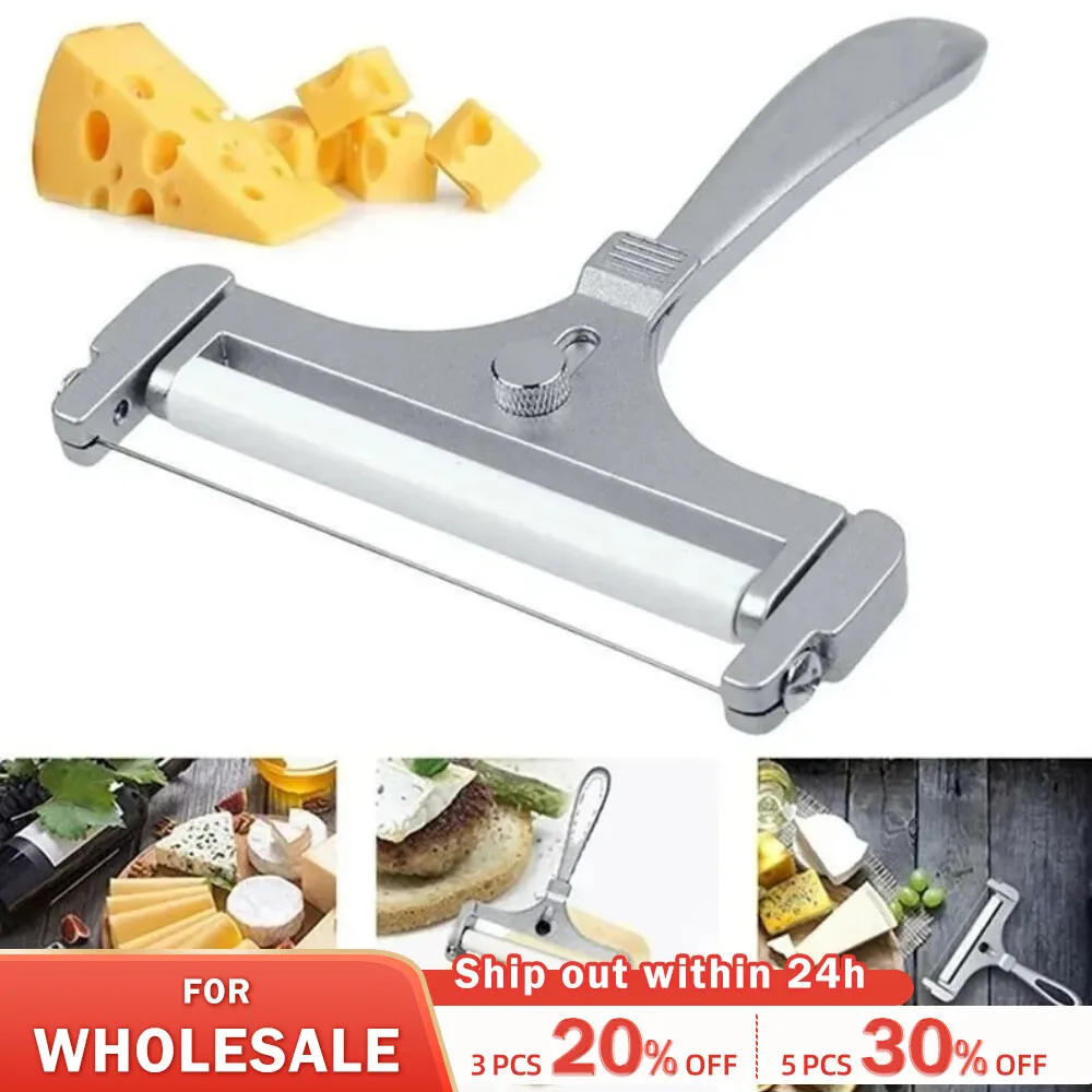 Stainless-Steel-Cheese-Slicer-Adjustable-Thickness-Butter-Cutter-Soft ...