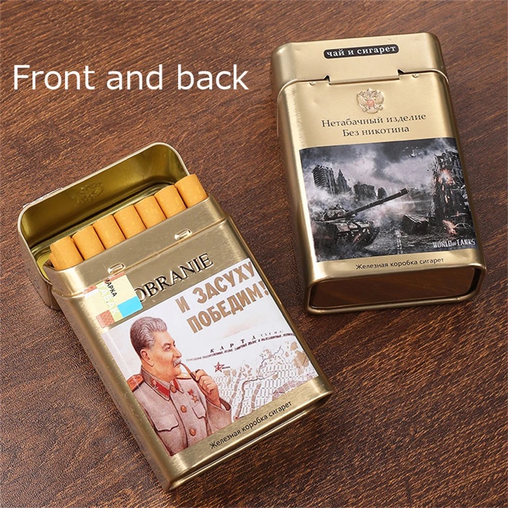 USSR-Great-Leader-Cigarette-Case-Holds-20-Cigarettes-Russian-Military ...