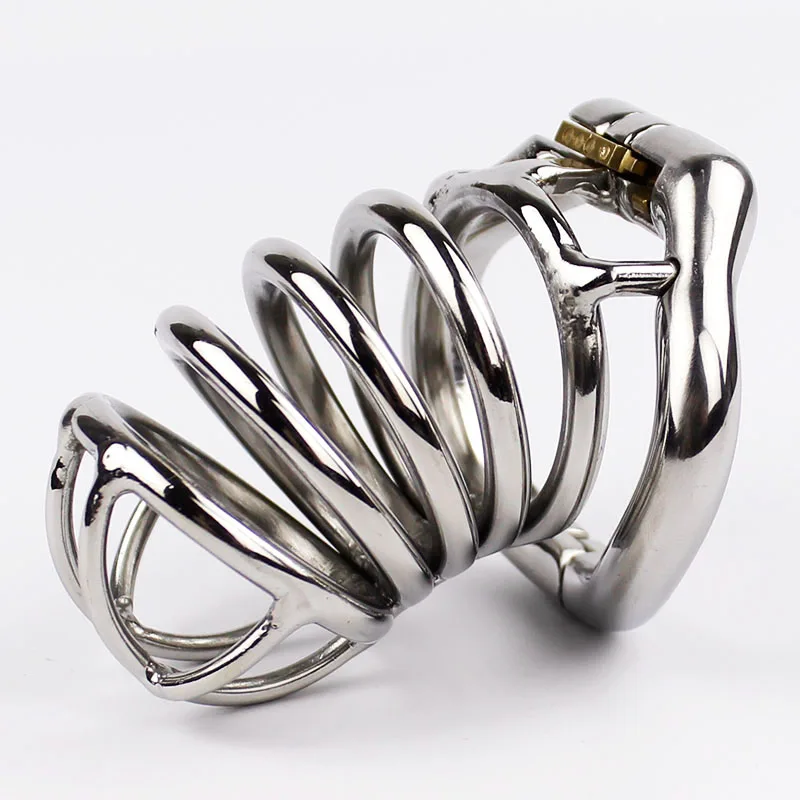 Small-Medium-Large-Male-Chastity-Cage-Stainless-Steel-Chastity-Device ...