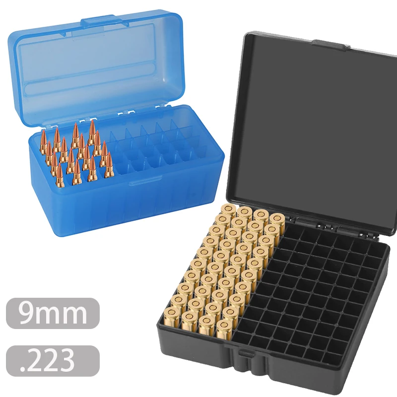 9mm-223-Caliber-Tactical-Ammo-Box-50-100-Rounds-Hunting-Gun-Shell ...