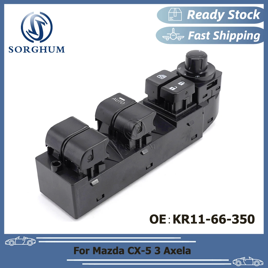 SORGHUM-Interruptor-de-ventanilla-el-ctrica-KR11-66-350-KD3566350-Control-de-espejo-para-2013 ...