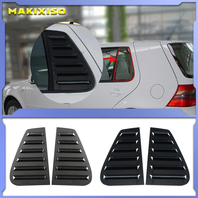 A-Pair-Car-Rear-Side-Window-Shutter-Cover-Trim-Window-Louver-Side-Air ...
