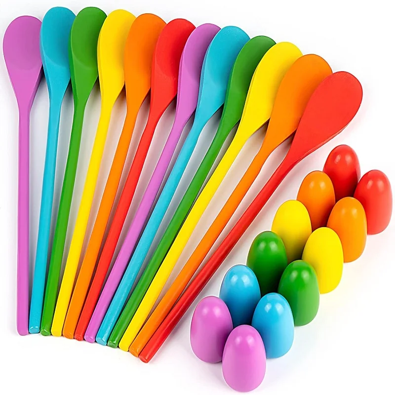 6Pcs-Wooden-Egg-Spoon-Race-Game-Sets-Balance-Stick-Relay-Race-for-Kids ...