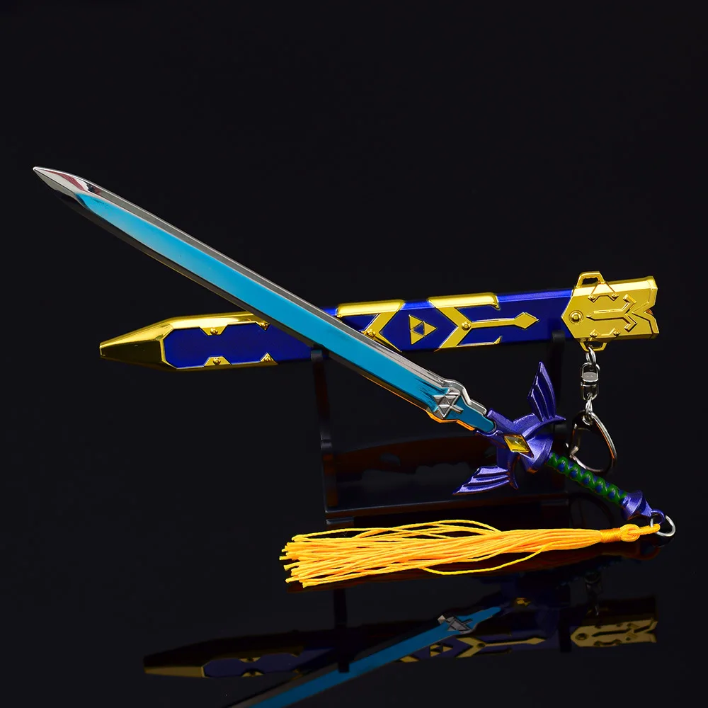 The-Hyrule-Fantasy-Zelda-Master-Sword-Metal-Weapon-Model-Sword-22cm ...