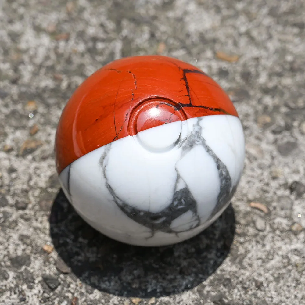 20-30-40mm-Natural-Crystal-Red-Jasper-Howlite-White-Turquoise-Ball ...