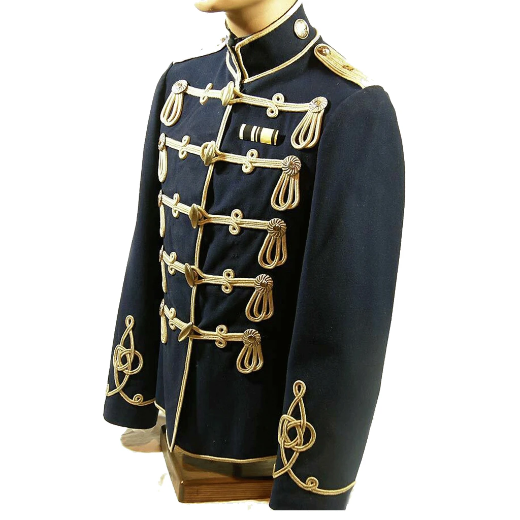 Mens-Black-Imperial-Prussian-General-Hussar-Military-Cosplay-Costume ...