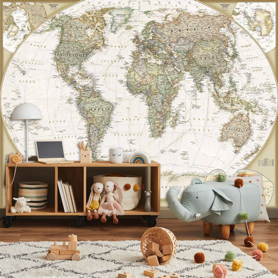 National Geographic Wall Map Mural