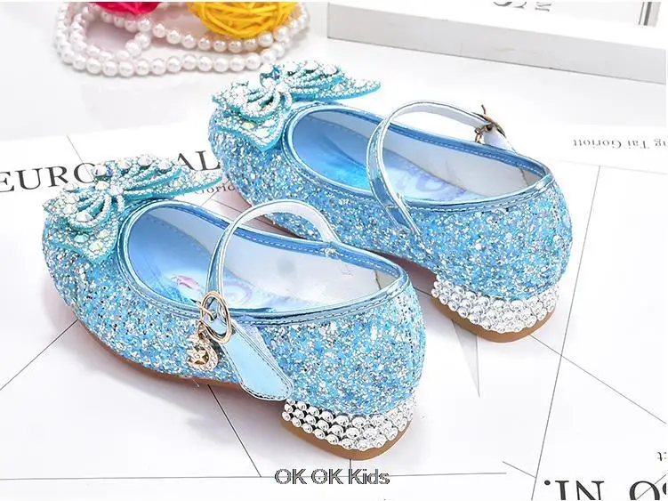 Blue Heels For Little Girls