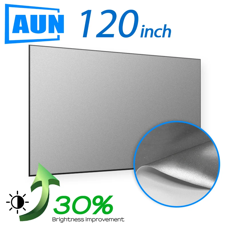 120 inch Anti Light Screen AUN Projector Screen Home Wall Cinema ...