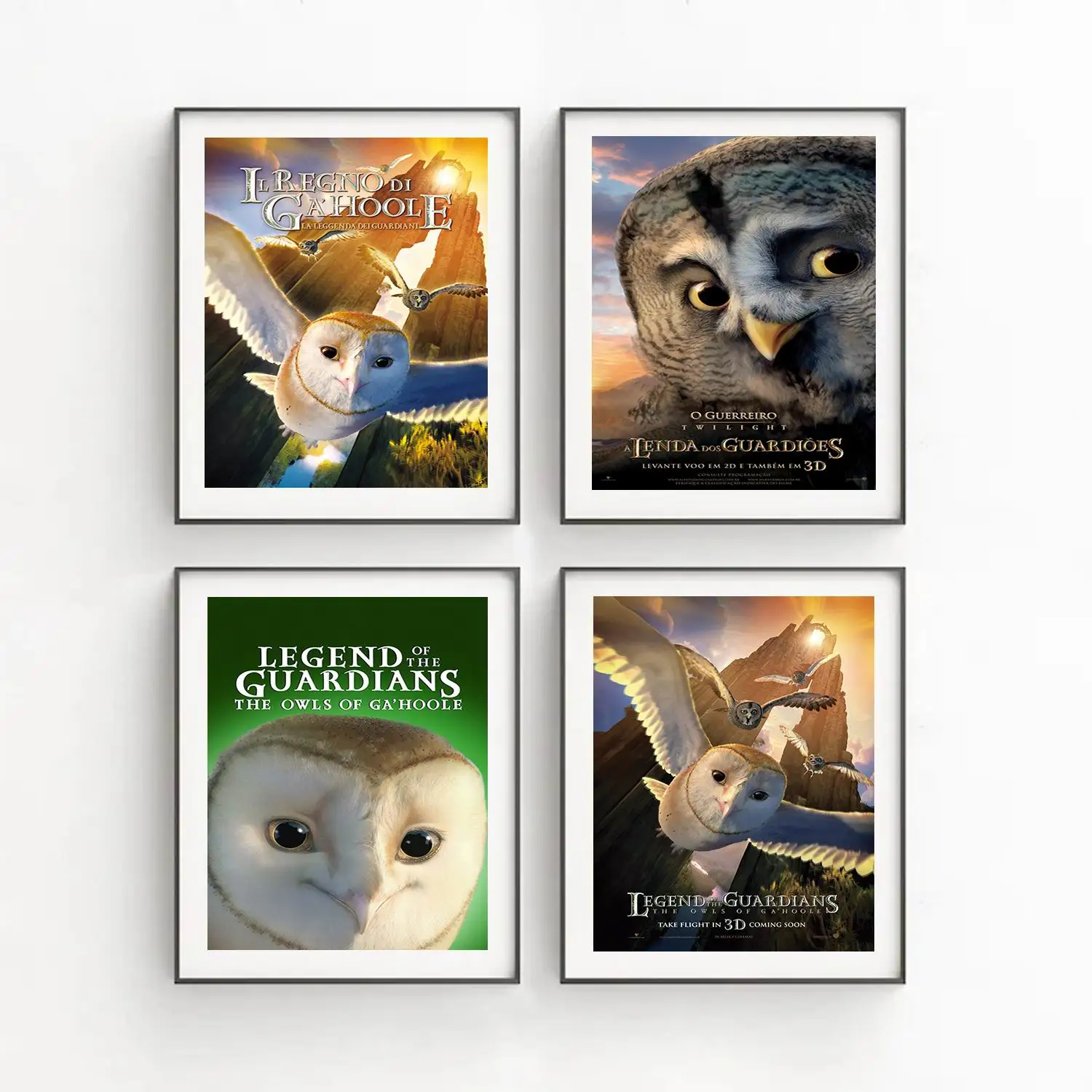 Legend of the Guardians The Owls of Ga'Hoole Canvas Poster Wall Art ...