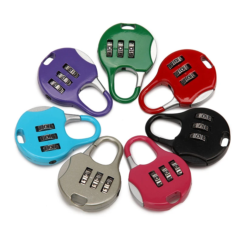 Mini-3-Digital-Dial-Password-Lock-Combination-Code-Padlock-Travel ...