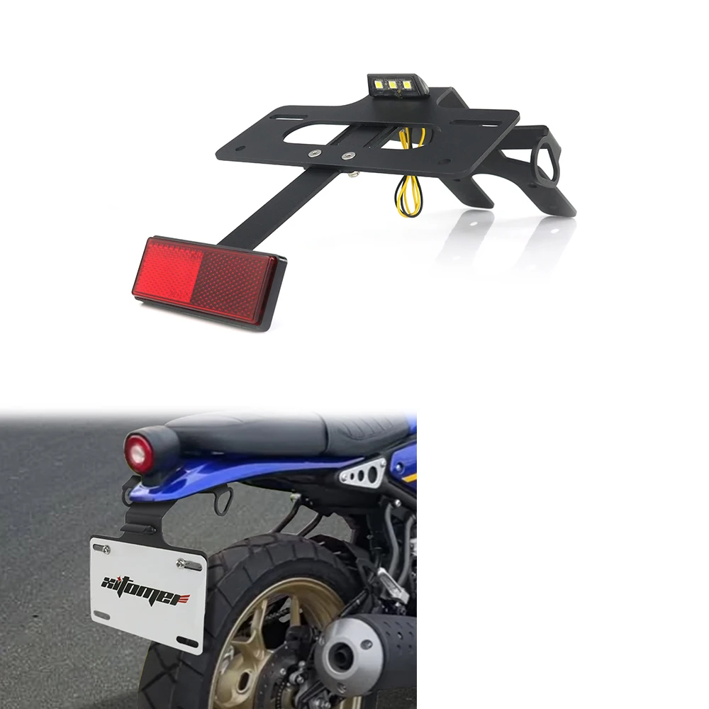 Motorcycle-Rear-License-Plate-Holder-Bracket-Fit-For-Yamaha-XSR-125 ...
