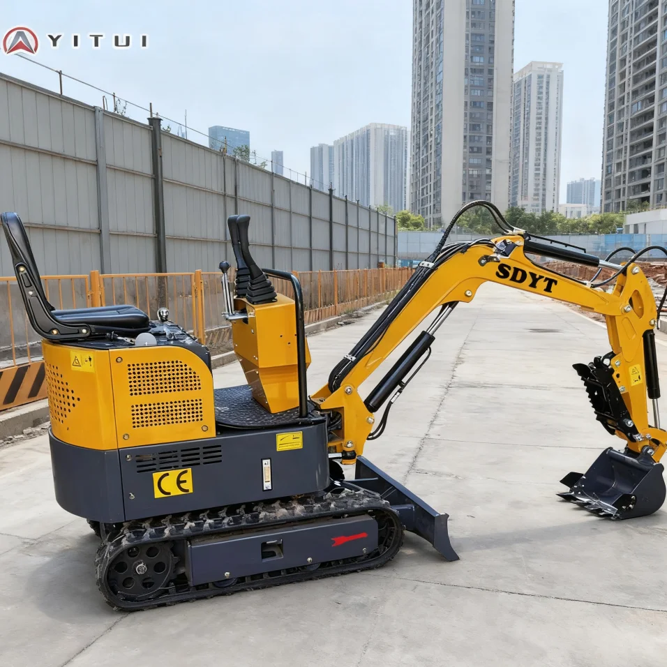 SDYT Mini Excavator Powerful Diesel Engine Multifunctional Small Digger ...