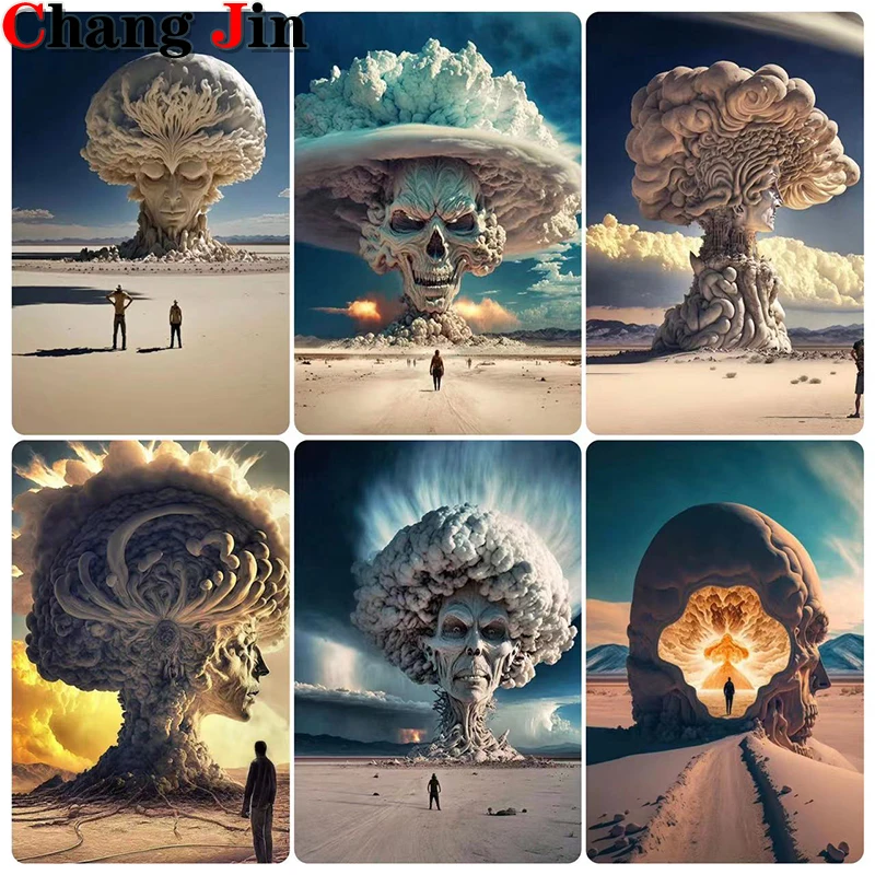 Mushroom Cloud Painting