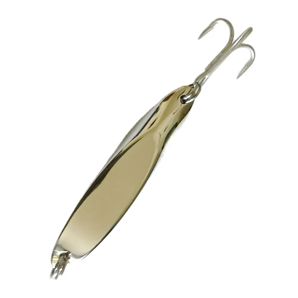 Kastmaster style spoon casting metal fishing lure, solid bass wedge ...