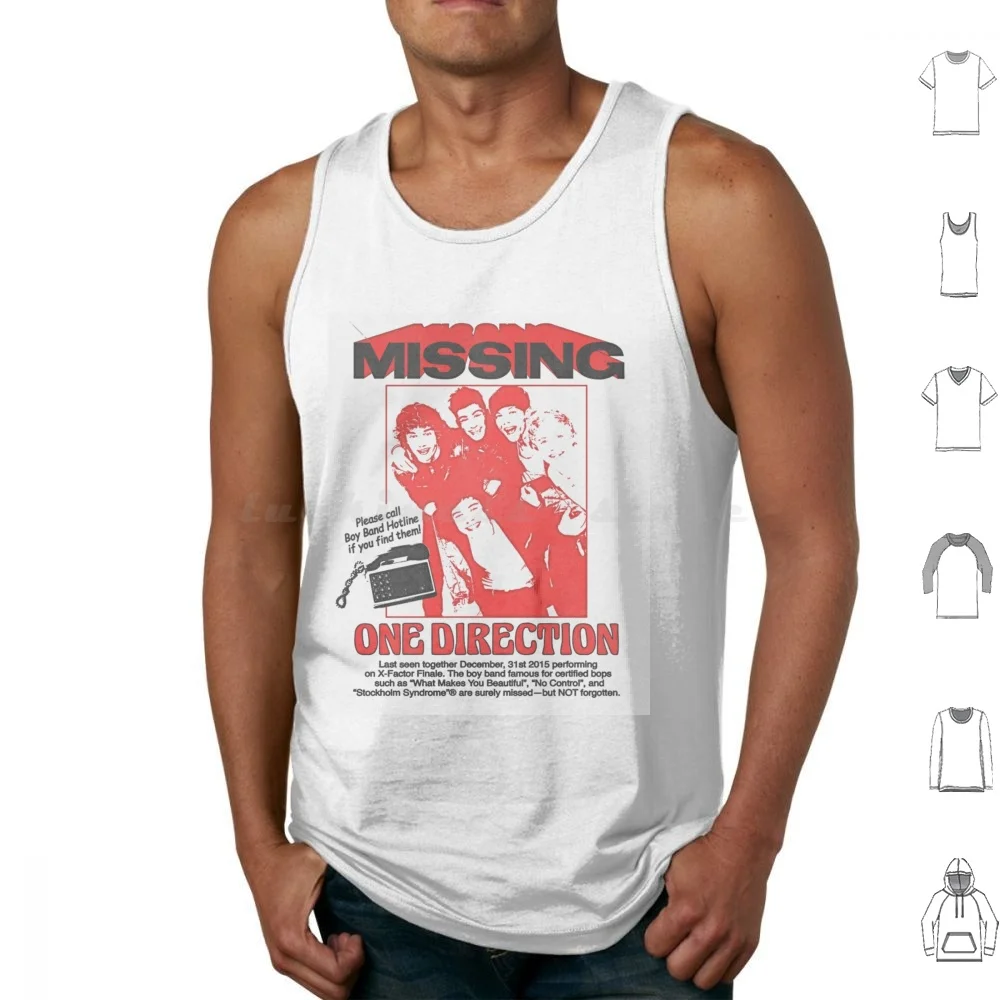 Red-missing-Poster-Tank-Tops-Print-Cotton-1d-Directioner-Liam-Payne ...
