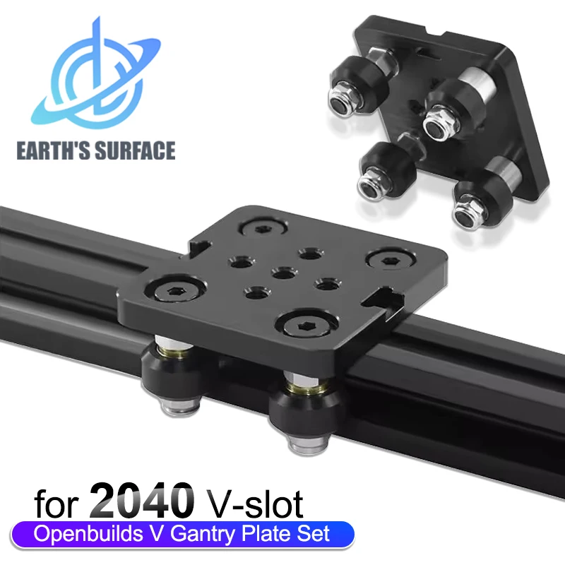 3D Printer Parts for 2040 V-Openbuildd Wheels Gantry Plat Set Special ...